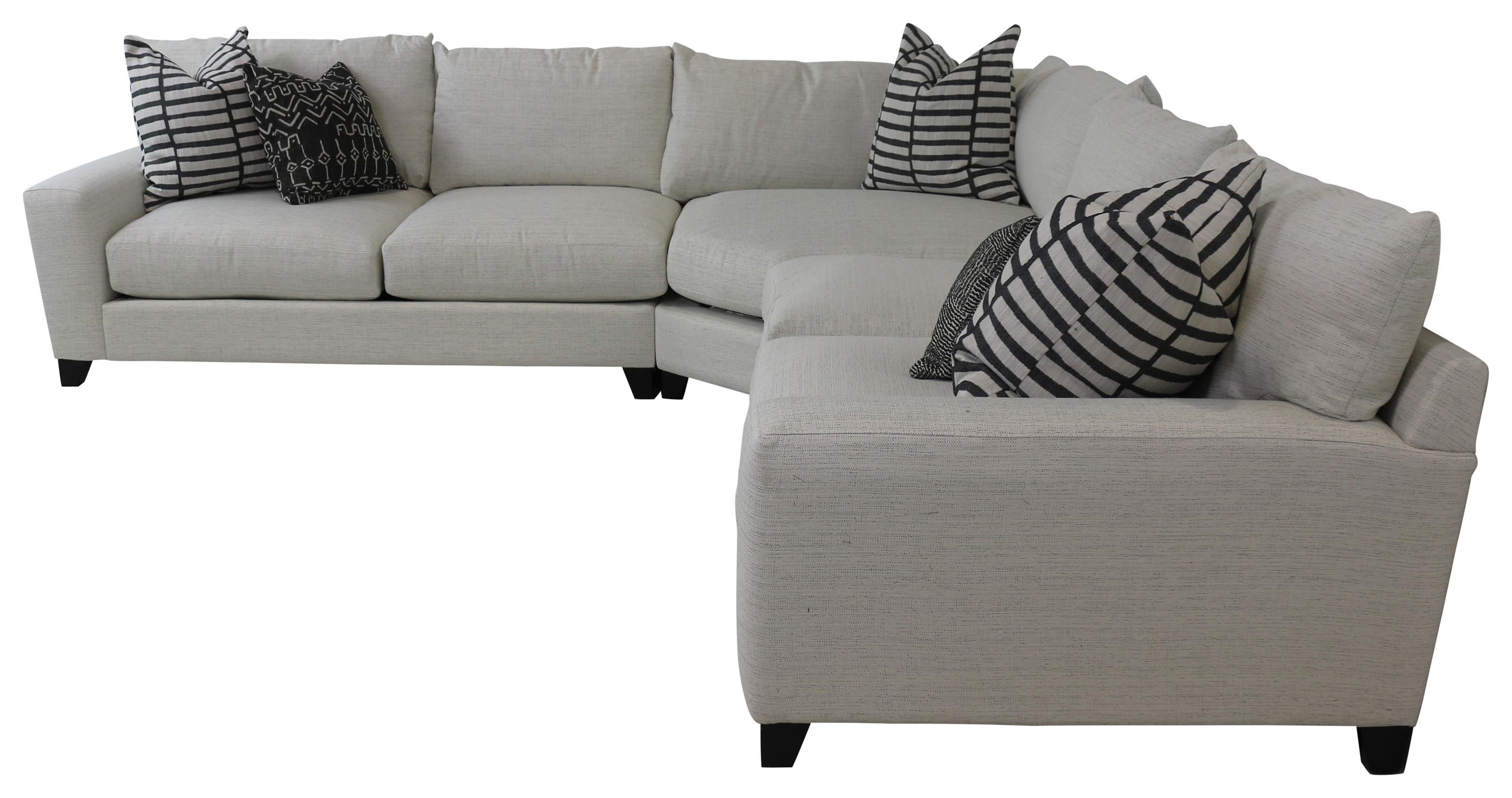 Marcus Daniels Sprintz MarcD 3 Piece Sectional also available as a 4 Peice Sprintz Furniture Sectional Sofas